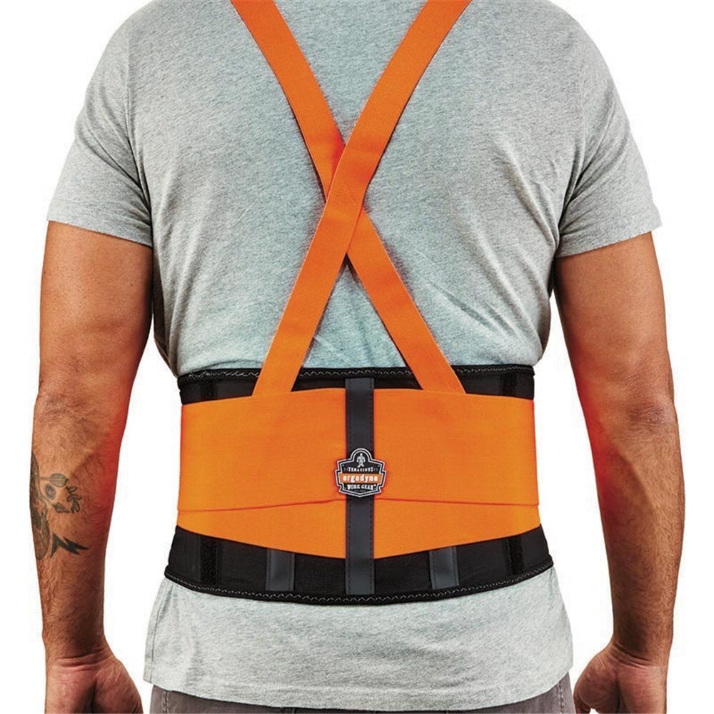 Ergodyne ProFlex 100HV Economy Spandex Hi-Vis Back Support Ergodyne ProFlex 100HV Economy Spandex Hi-Vis Back Support